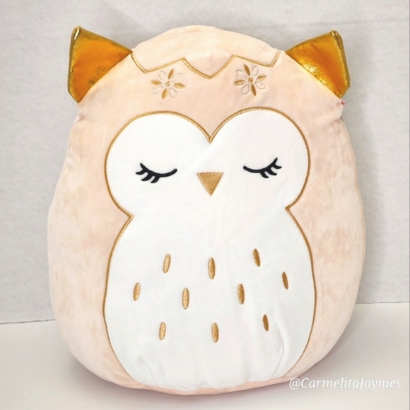 Squishmallows | Toys | Vee Cream Gold Magical Owl Christmas 222 ...
